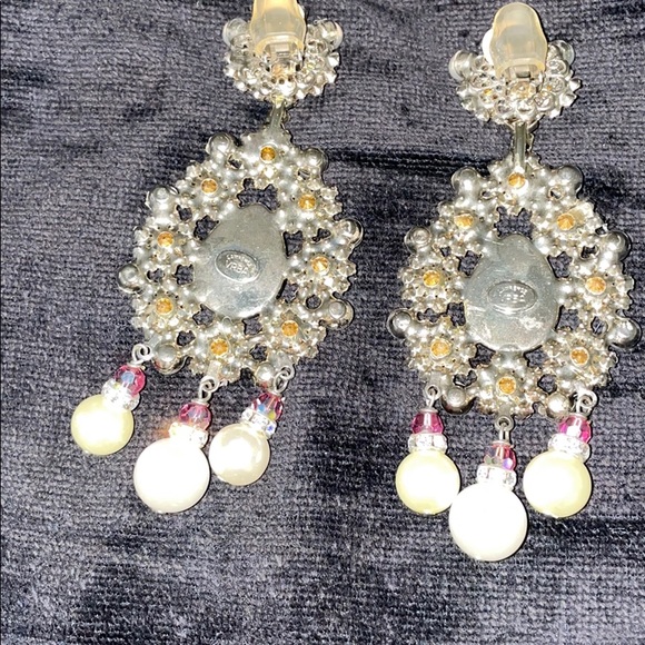 Lawrence VRBA | Jewelry | Rare Massive Vintage Gorgeous Rhinestone ...